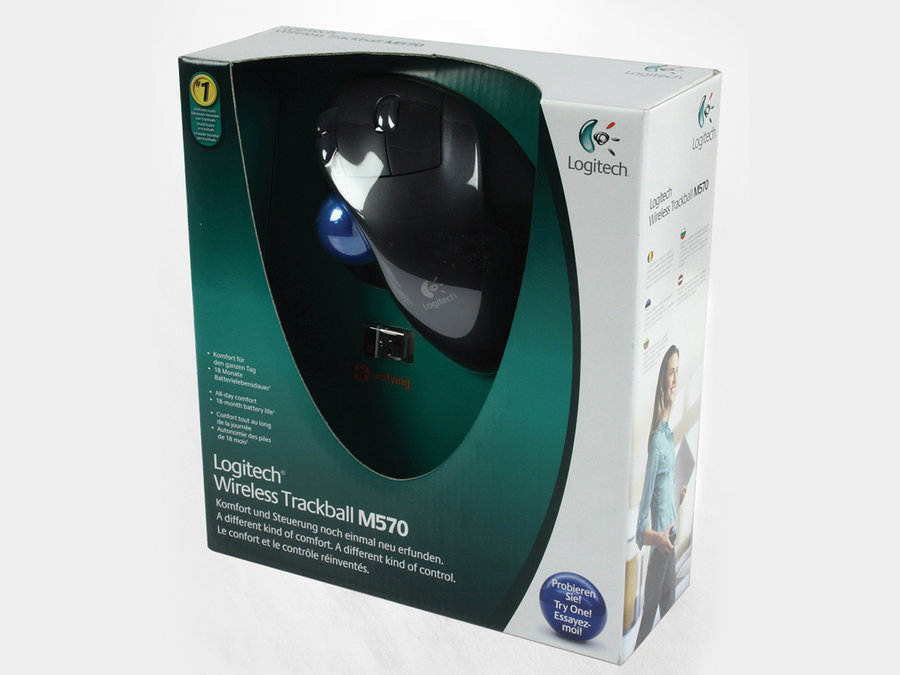 My Logitech m570 Wireless trackball Mouse Review